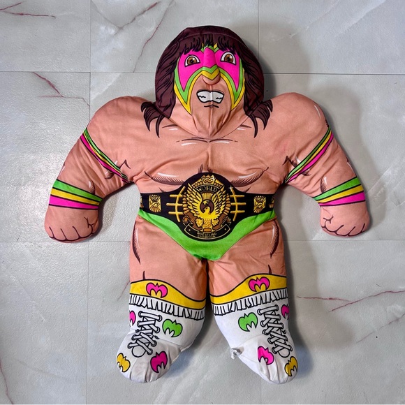 Vintage | Toys | Vintage Tonka Ultimate Warrior Wrestling Plush Toy Wwe ...